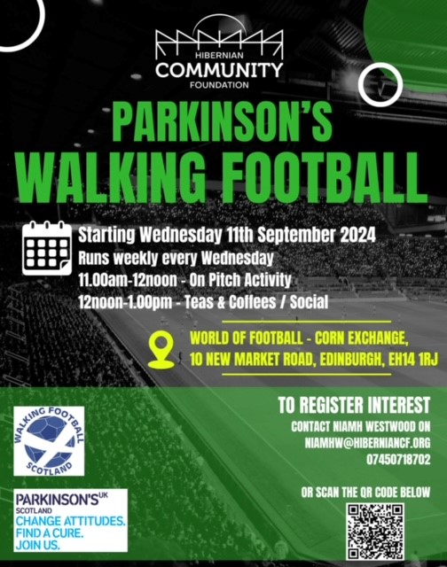 Parkinson’s Walking Football - Edinburgh Parkinsons